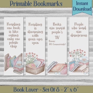 Printable Bookmarks | Reading Quotes Bookmark | Back to School ...