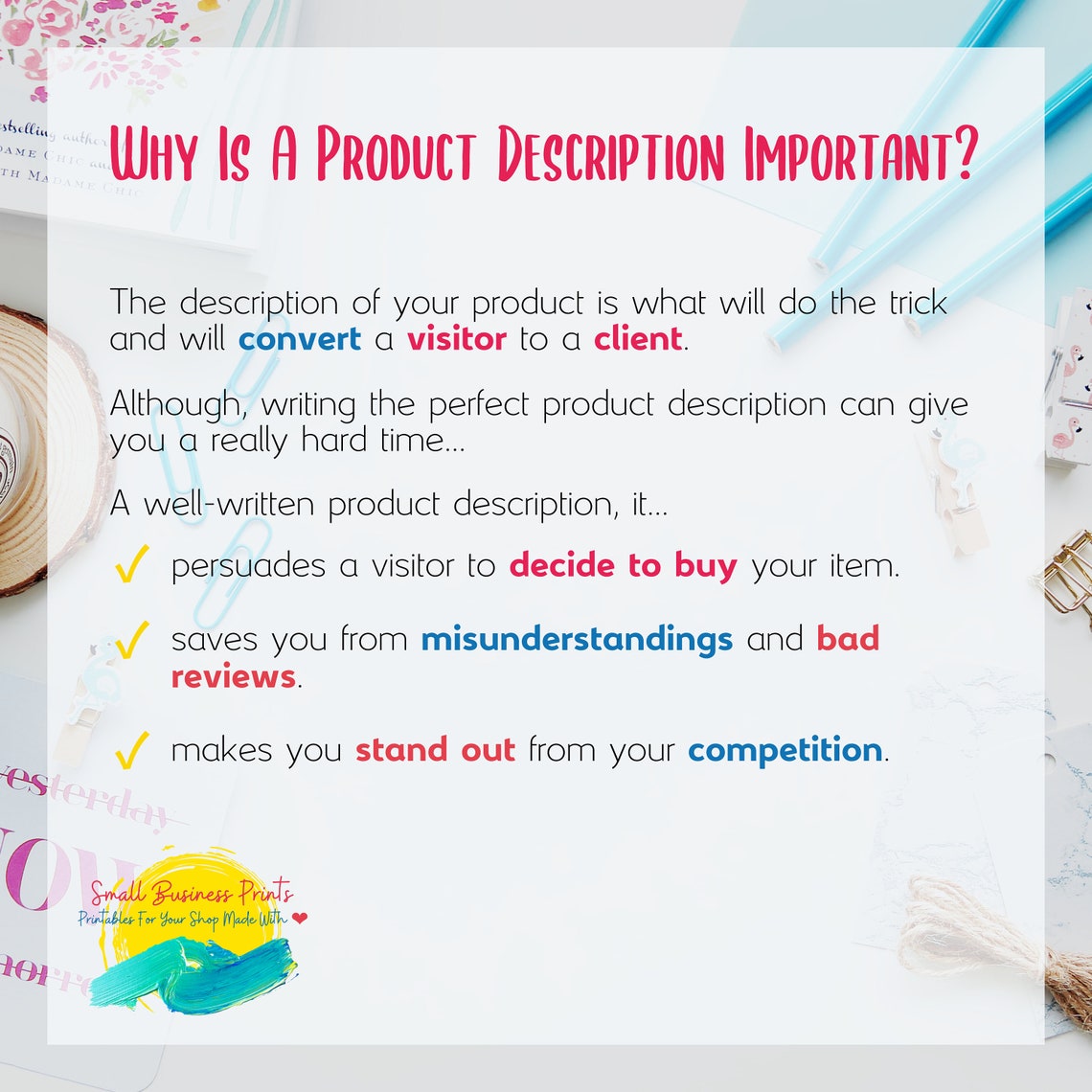 Wall Art Description Template Product Description Template Description ...