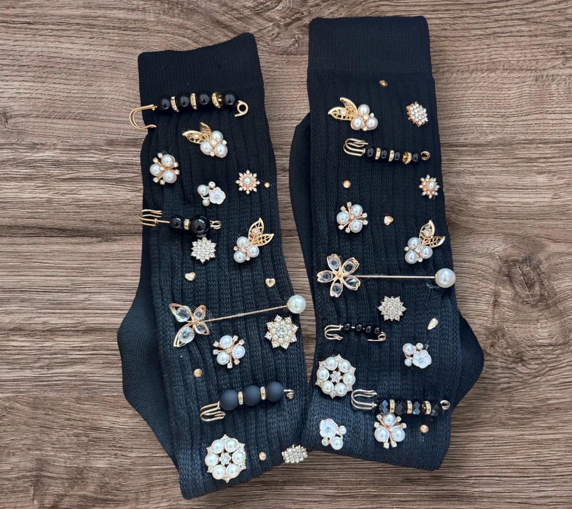 Bling Slouch Socks - Etsy