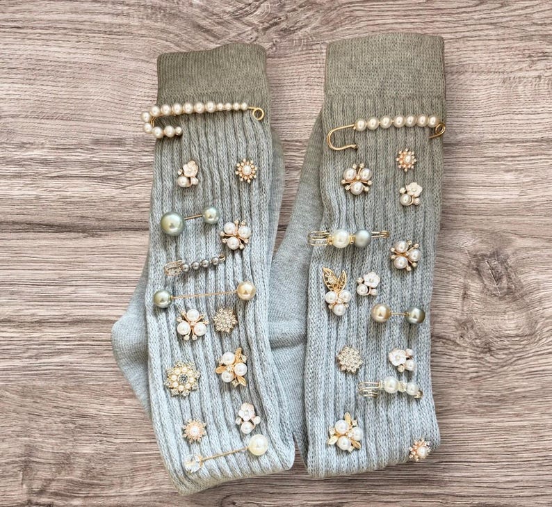 Bling Slouch Socks - Etsy