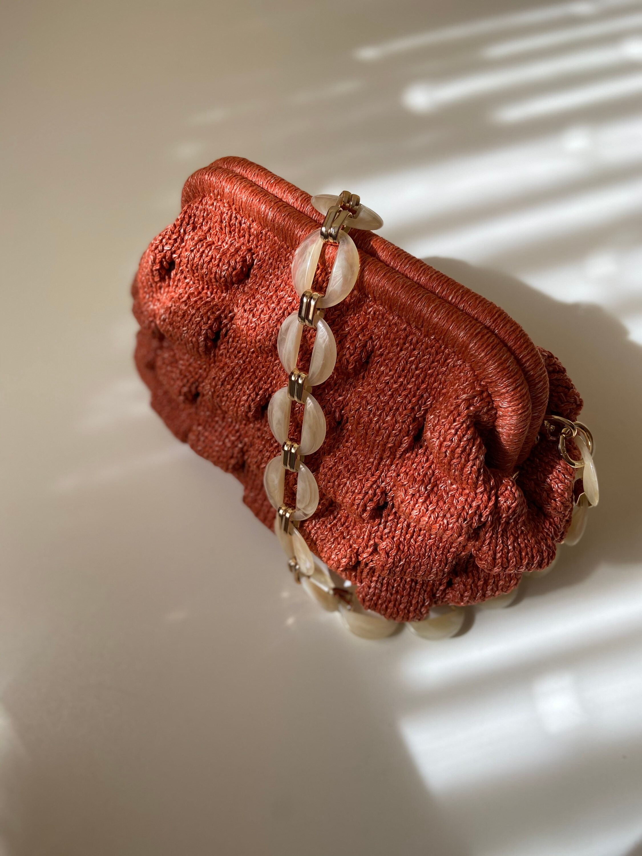 Knitting Pattern Clasp Bag Wave Video Tutorial PDF Pattern - Etsy