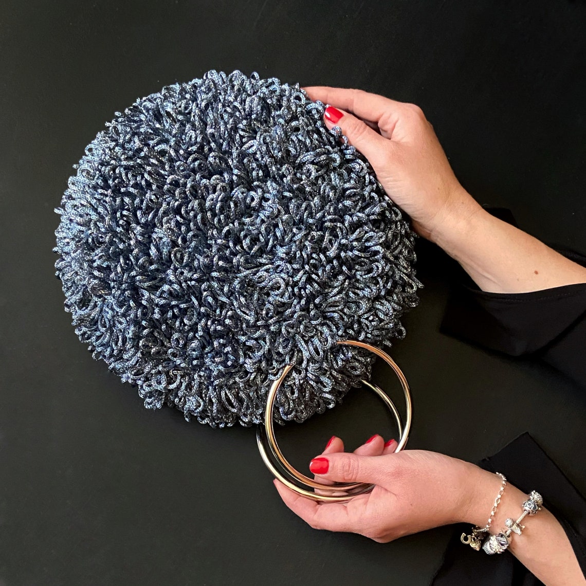 Crochet Pattern Circle Bag Video Tutorial PDF Pattern Round - Etsy