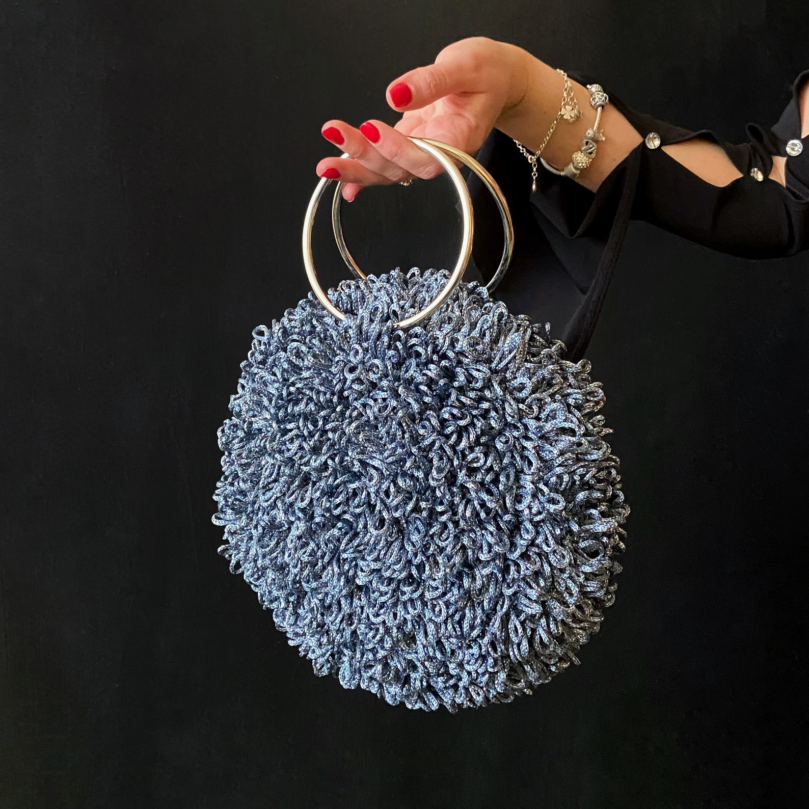 Crochet Pattern Circle Bag Video Tutorial PDF Pattern Round Bag for ...