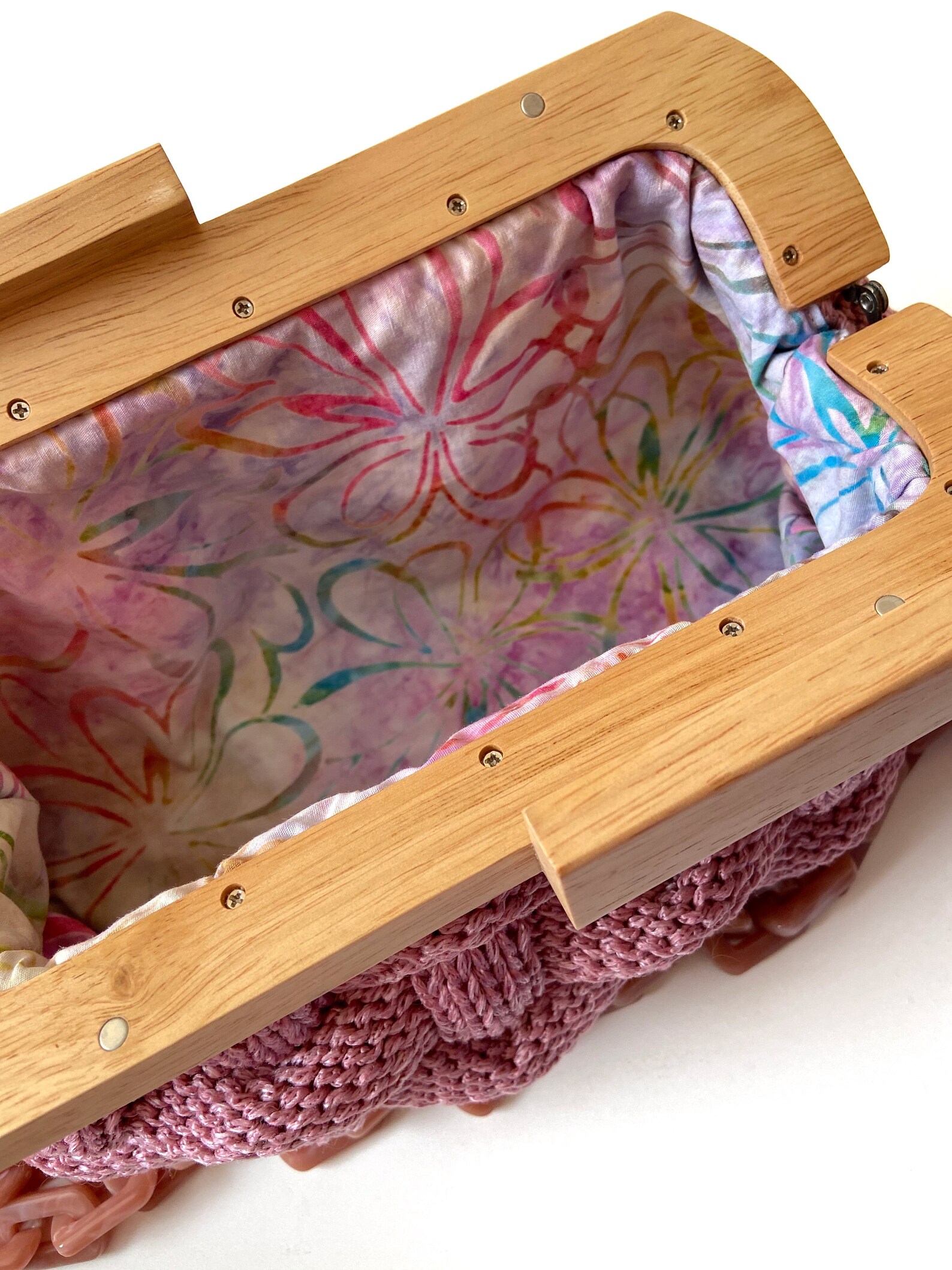 Knitting Pattern Clasp Bag, Video Tutorial, Knit Bag PDF Pattern ...