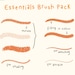 Maryam's Digital Brush Pack | Essential Digital Textured Brush Pack for ...