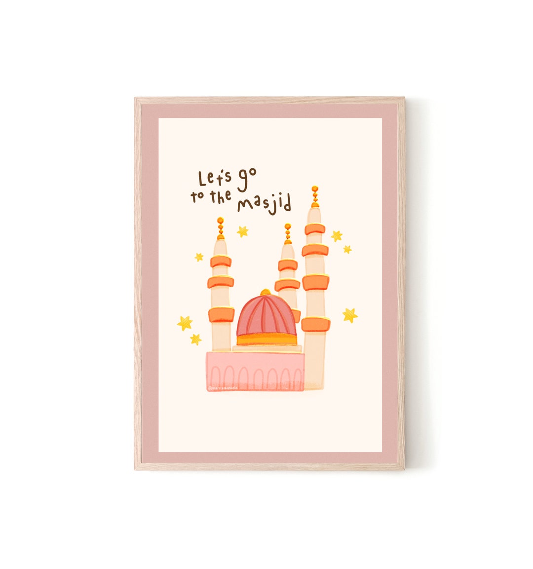 Masjid Printable | DIGITAL DOWNLOAD | Mosque Islamic Kids Print ...