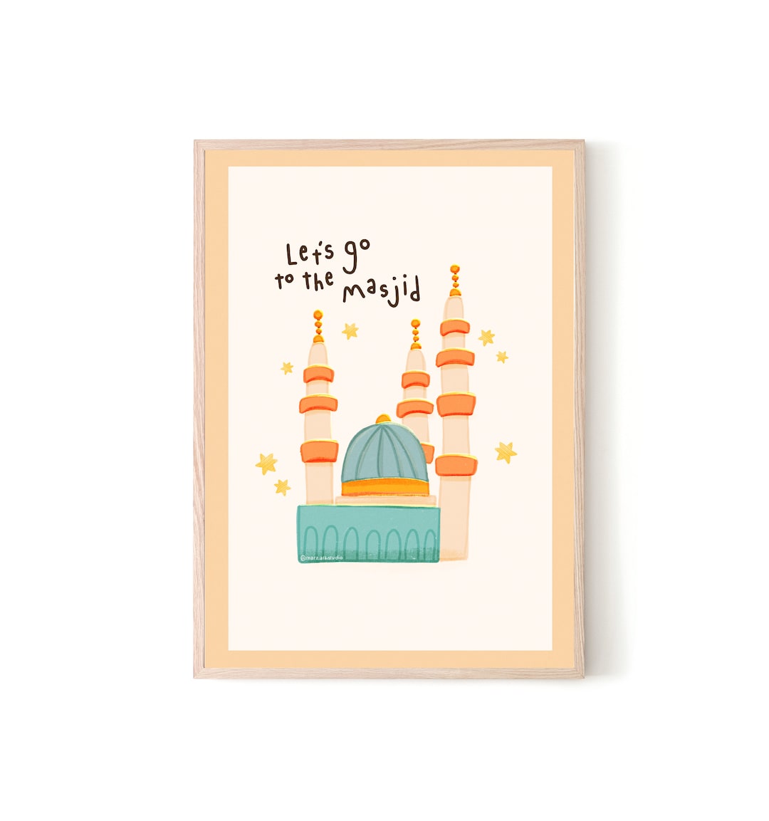 Masjid Printable | DIGITAL DOWNLOAD | Mosque Islamic Kids Print ...