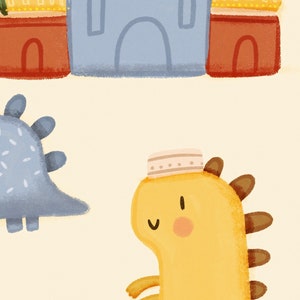 Deen-o-saur Islamic Print | Islamic Dinosaur Kids Print | Childrens ...