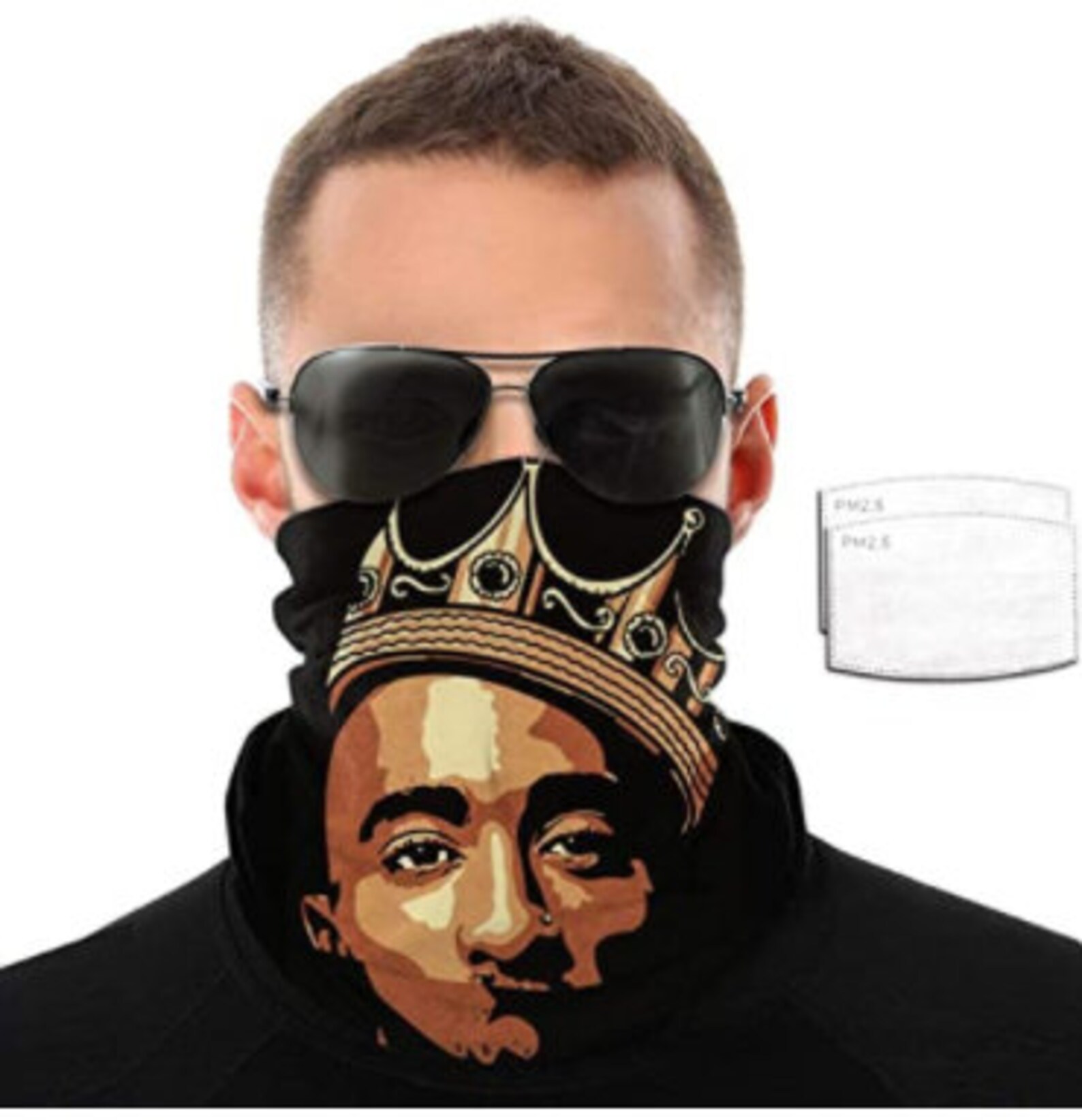 2pac face maskrapper face mask oldskool rap mask legend | Etsy