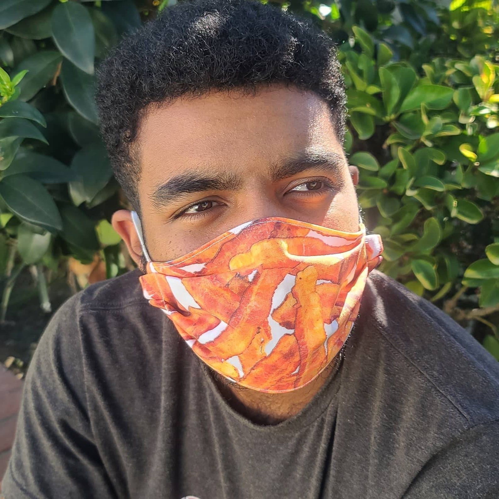 Bacon Face Mask With Filter for Kids and Adult / 100% Cotton / - Etsy