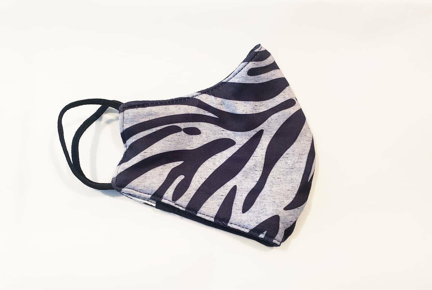 Zebra Face Mask / 100% Cotton / Reusable and Washable / Double - Etsy