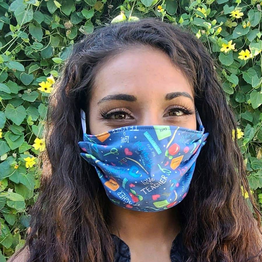 Teacher Face Mask / Teachers and Students / 100% Cotton / | Etsy