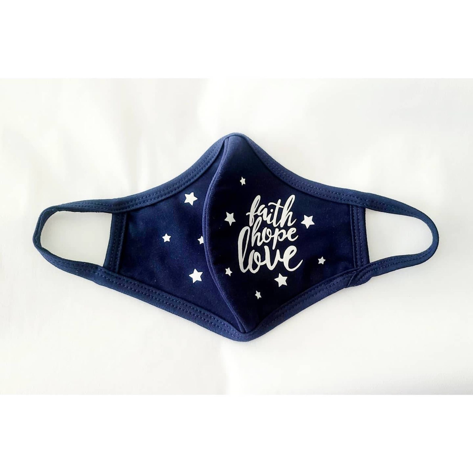 Faith Hope Love Face Mask / 100% Cotton / Reusable and - Etsy