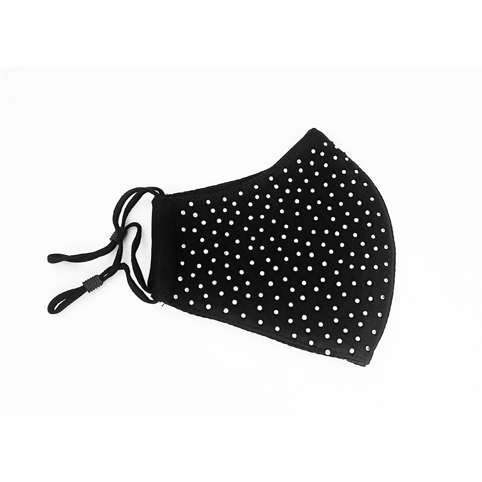 Bedazzled Face Mask With Adjustable Straps / Bling Face Mask / - Etsy