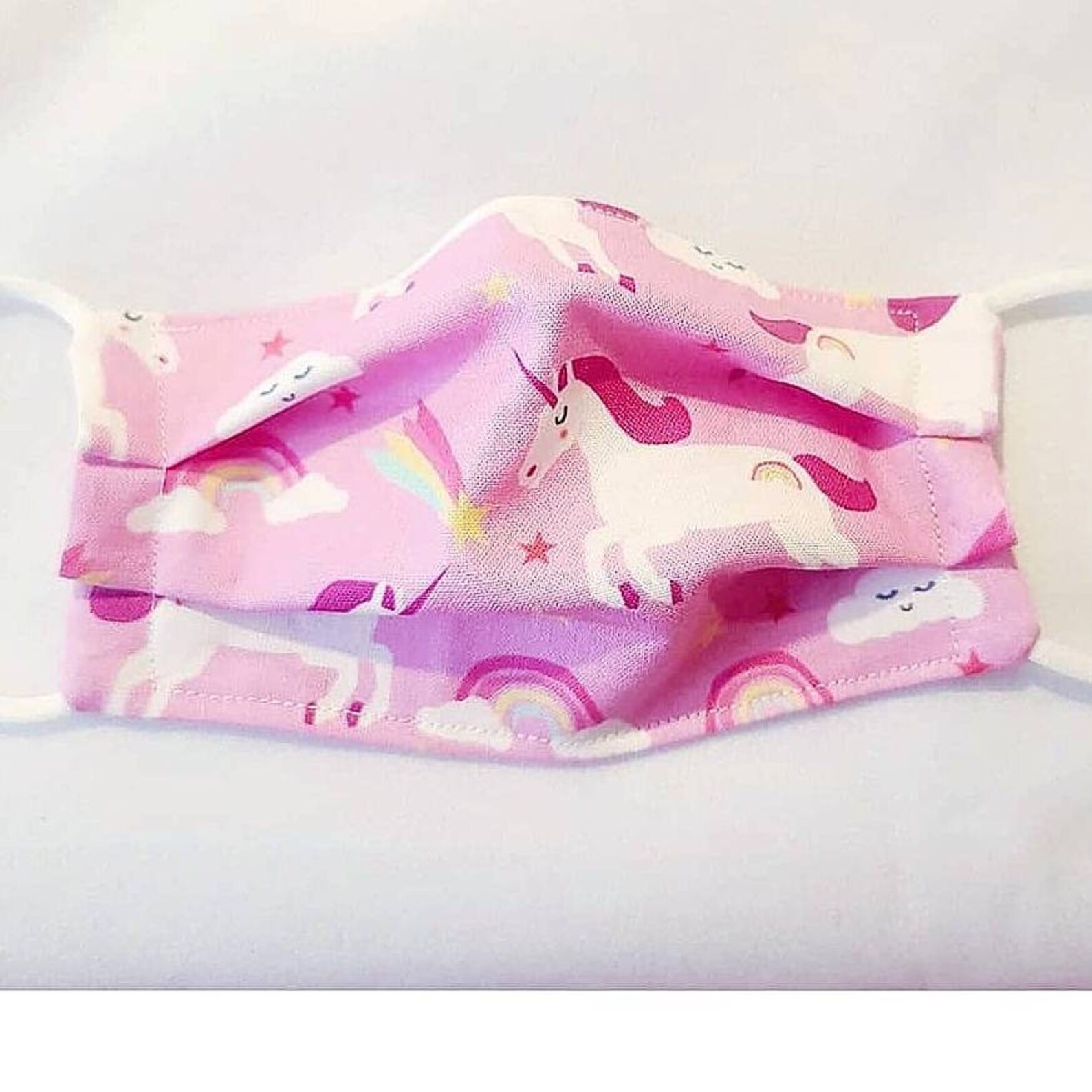 Unicorn Face Mask / Toddlers Child Adults XL / 100% Cotton | Etsy
