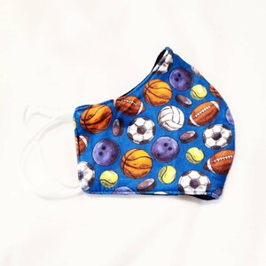 Sports Face Mask for Toddler, Child, Teen, Adult / 100% Cotton ...