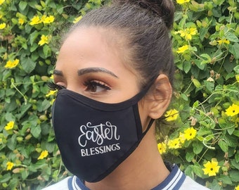 Silver Cross Face Mask / 100% Cotton / Reusable Washable / | Etsy