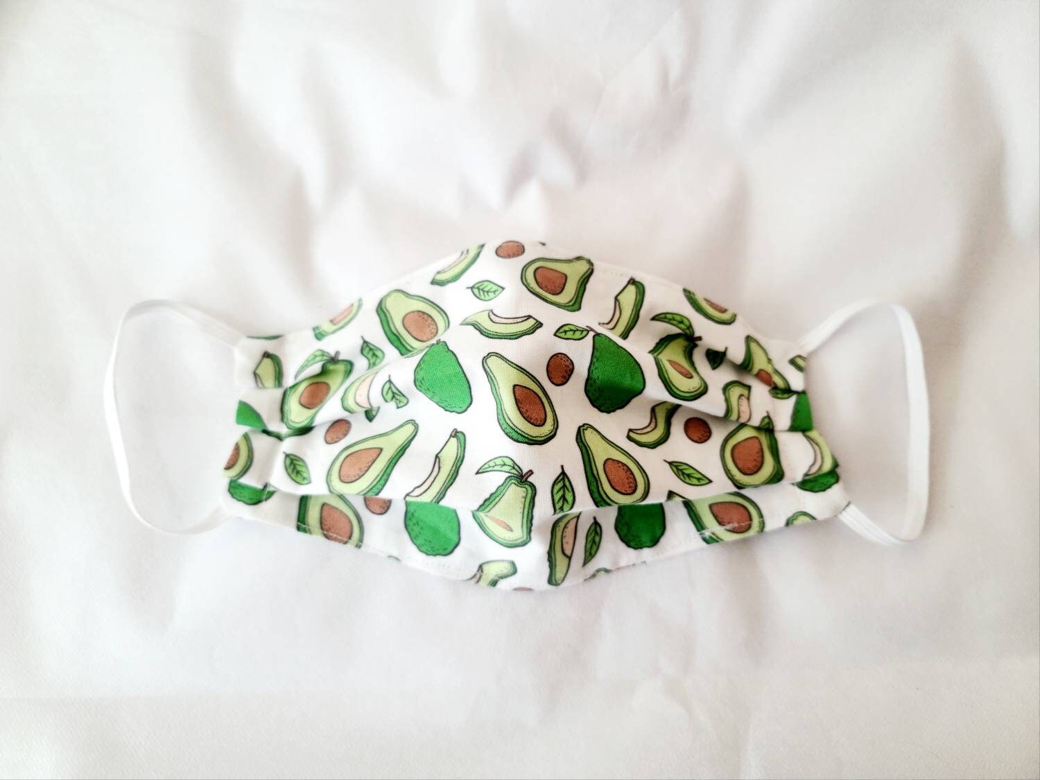 Avocado Face Mask / 100% Cotton / Reusable Washable / Triple | Etsy