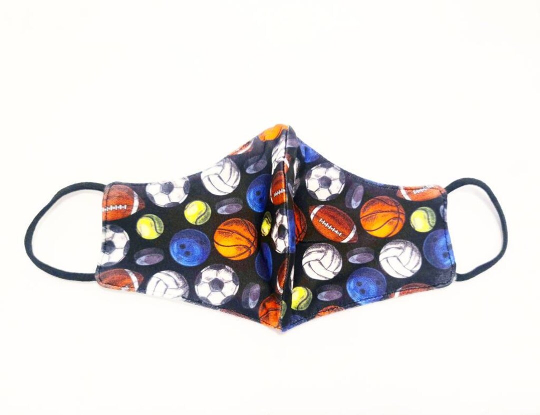 Sports Face Mask for Toddler, Child, Teen, Adult / 100% Cotton ...