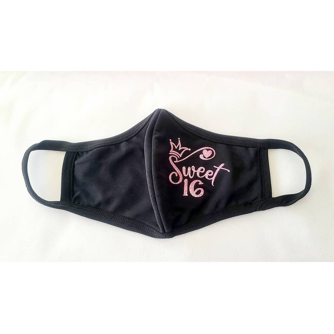 Sweet 16 Girl Face Mask / 100% Cotton / Reusable and Washable - Etsy