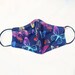 Blue Butterfly Face Mask / 100% Cotton / Reusable, Washable / Double ...