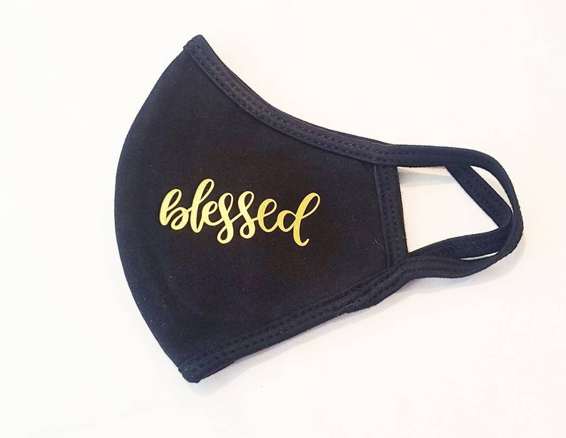 Blessed Face Mask / 100% Cotton / Reusable Washable / Double | Etsy