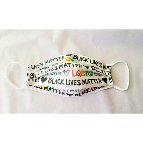 LGBTQ Black Lives Matter Face Mask / 100% Cotton / Reusable - Etsy