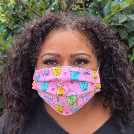 Boba Face Mask / 100% Cotton / Reusable Washable / Triple | Etsy
