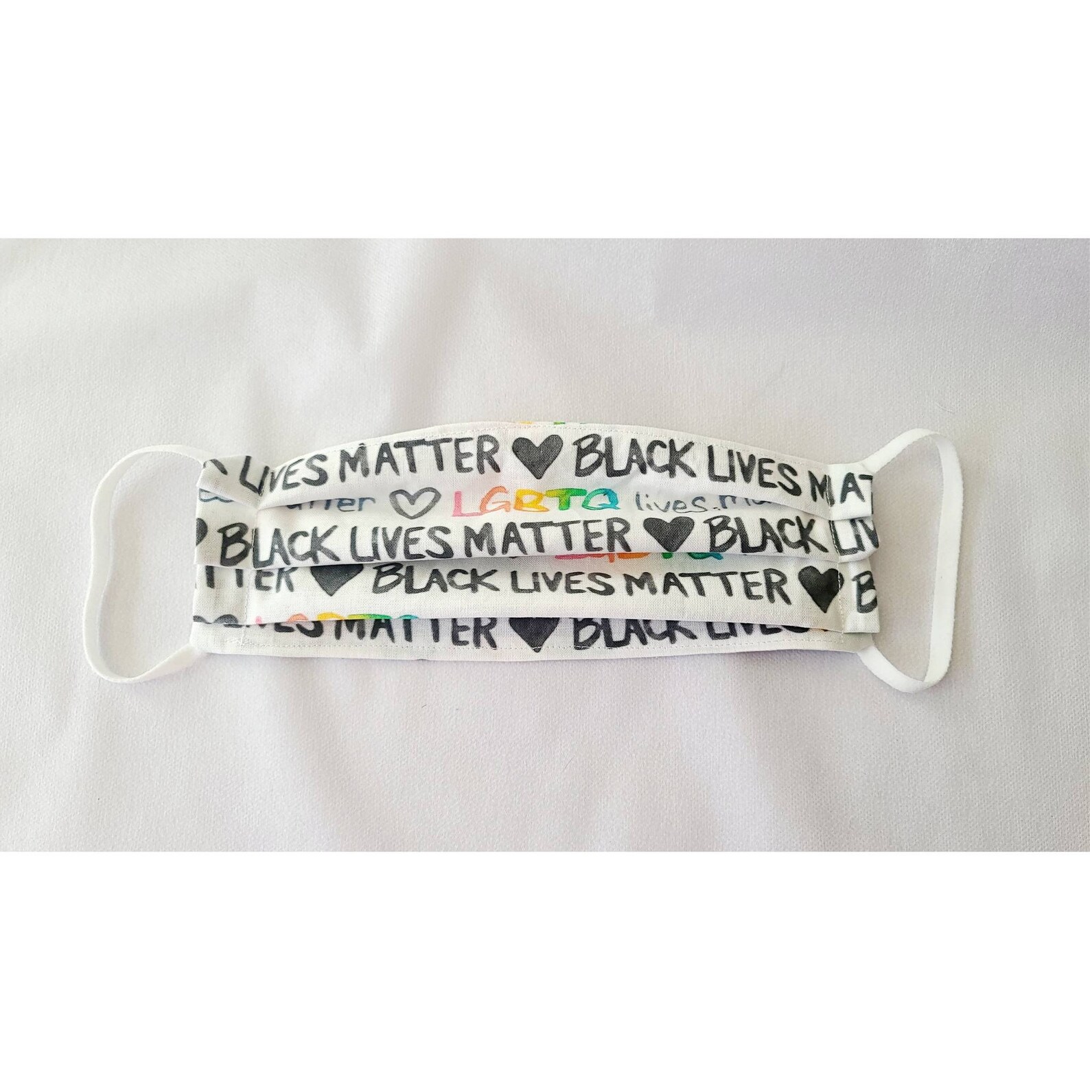 LGBTQ Black Lives Matter Face Mask / 100% Cotton / Reusable - Etsy