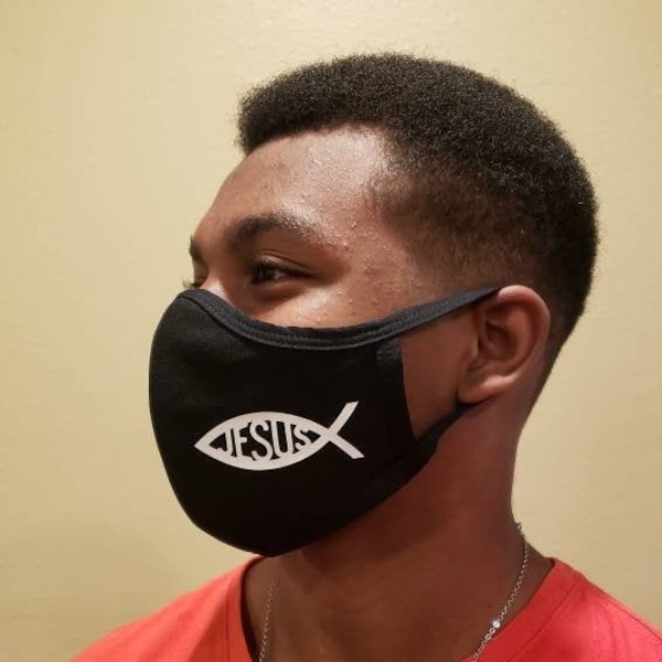 Jesus Face Mask - Etsy