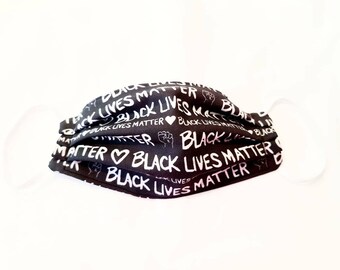 Black Lives Matter Mask - Etsy