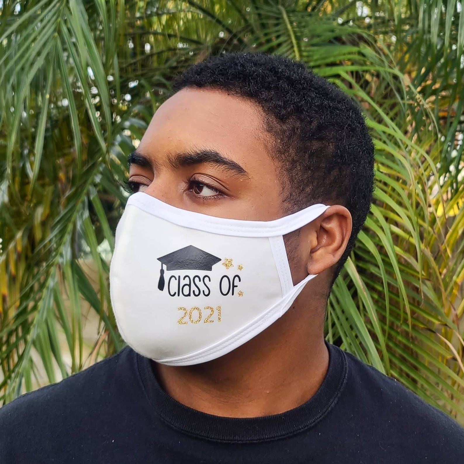 Graduation 2021 Face Mask / 100% Cotton / Nose Wire / Reusable - Etsy