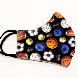 Sports Face Mask for Toddler, Child, Teen, Adult / 100% Cotton ...