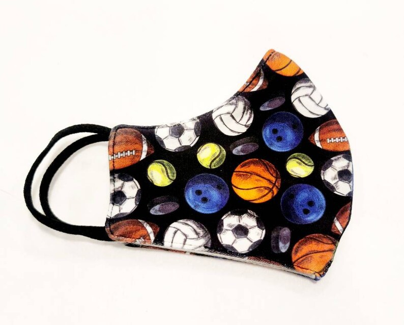 Sports Face Mask for Toddler, Child, Teen, Adult / 100% Cotton ...