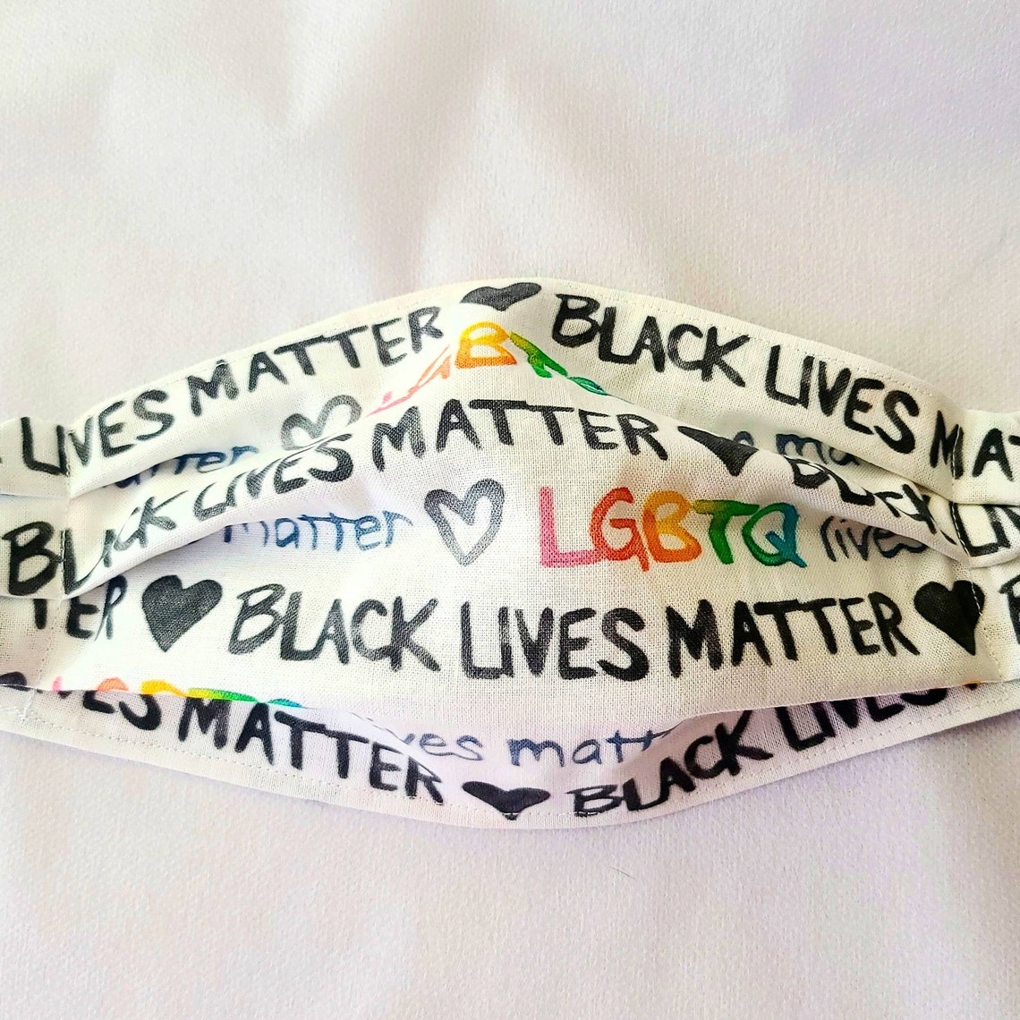 LGBTQ Black Lives Matter Face Mask / 100% Cotton / Reusable - Etsy