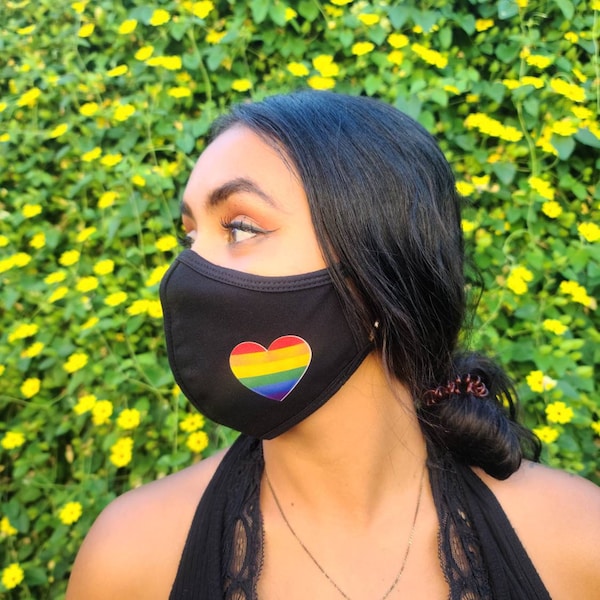 Rainbow Mask - Etsy UK