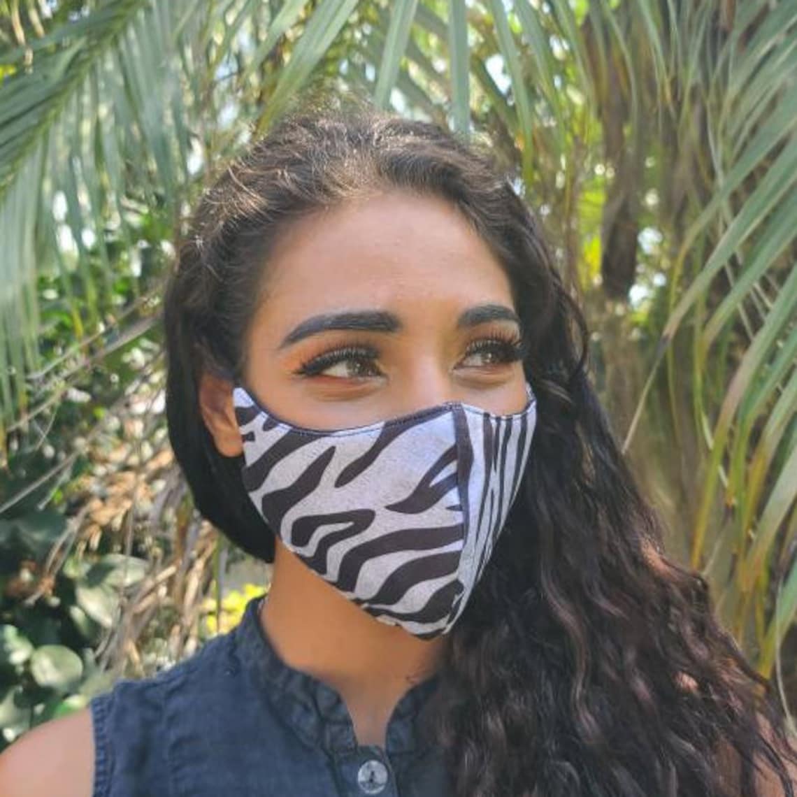 Zebra Face Mask / 100% Cotton / Reusable and Washable / Double - Etsy