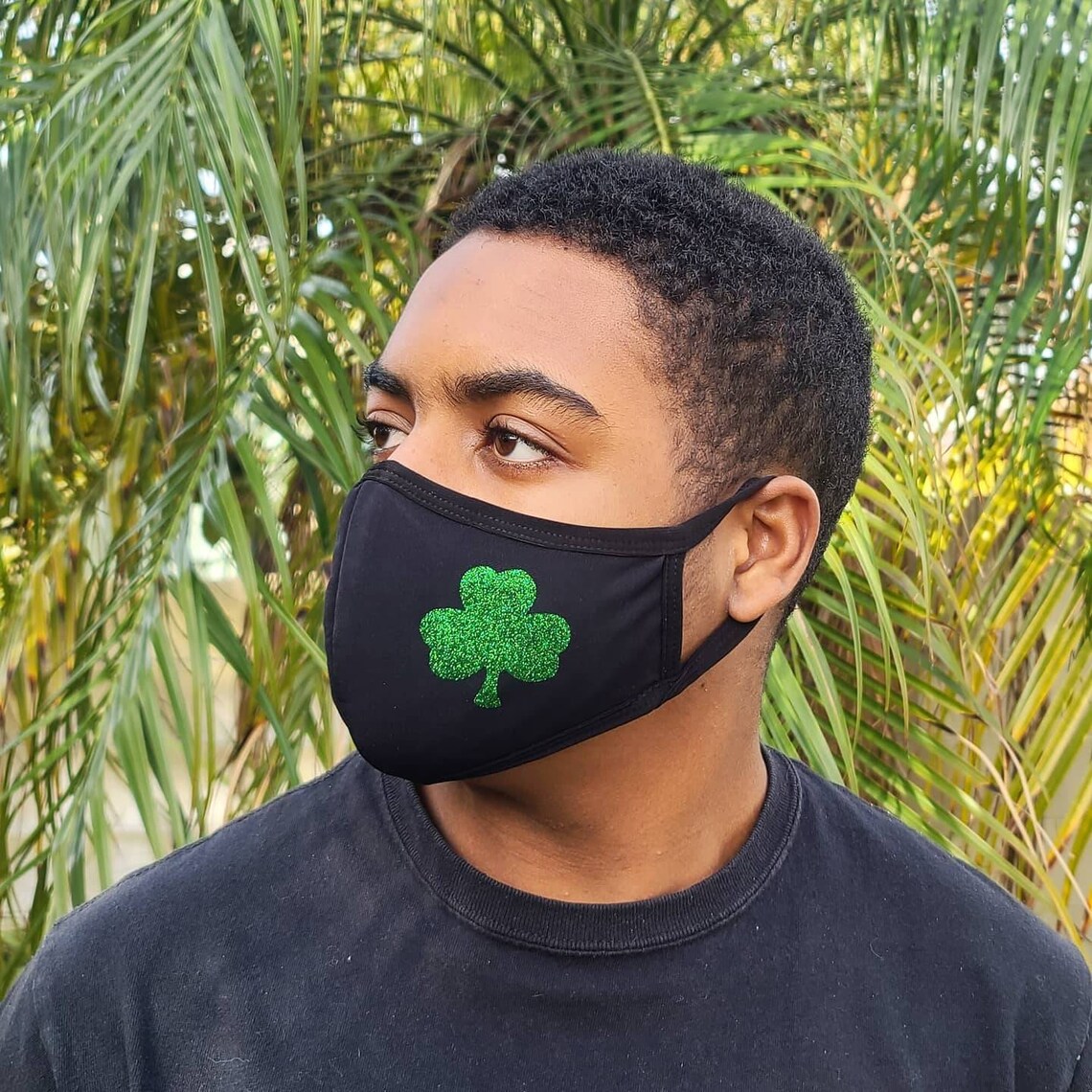 St Patrick Day Face Mask / 100% Cotton / Reusable, Washable / Kiss ...