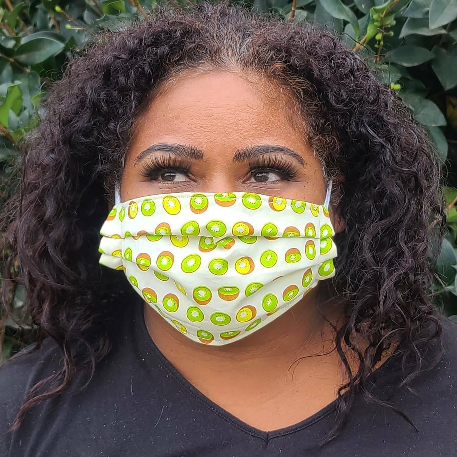 Kiwi Face Mask / 100% Cotton / Reusable and Washable / Triple | Etsy