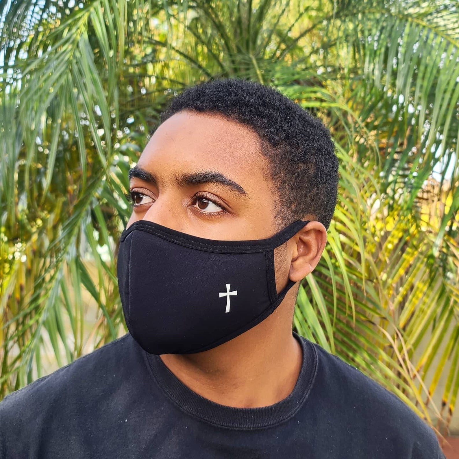 Silver Cross Face Mask / 100% Cotton / Reusable Washable / - Etsy