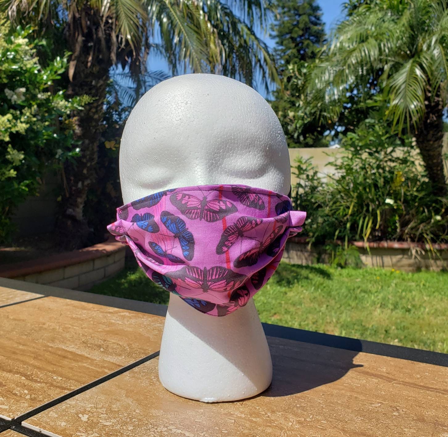 Butterfly Face Mask / 100% Cotton / Reusable and Washable / Fashionable ...