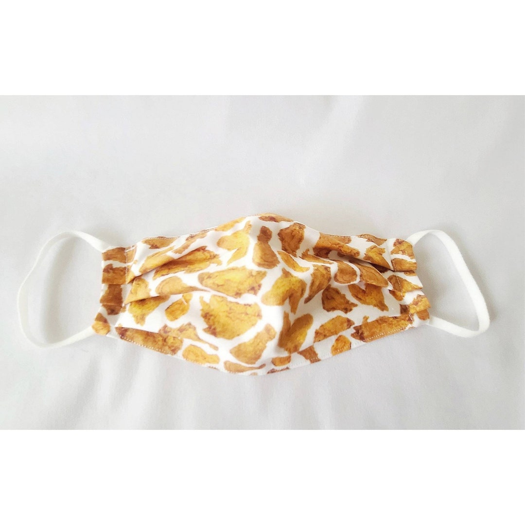 Fried Chicken Face Mask / 100% Cotton / Reusable Washable / - Etsy