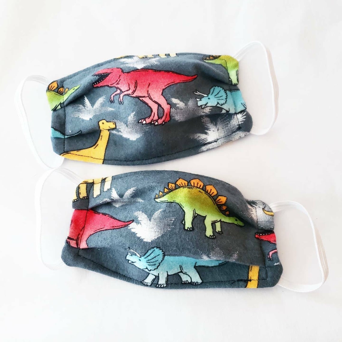 Dinosaur Face Mask for toddlers kids and adults with filter | Etsy