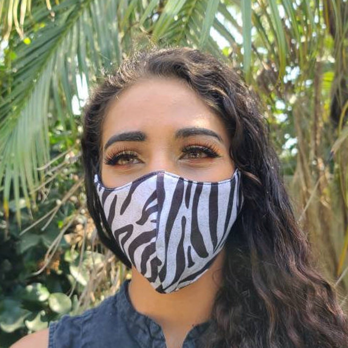 Zebra Face Mask / 100% Cotton / Reusable and Washable / Double - Etsy