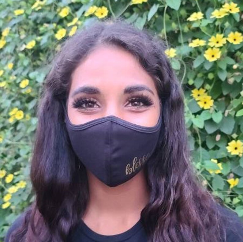 Blessed Face Mask / 100% Cotton / Reusable Washable / Double - Etsy