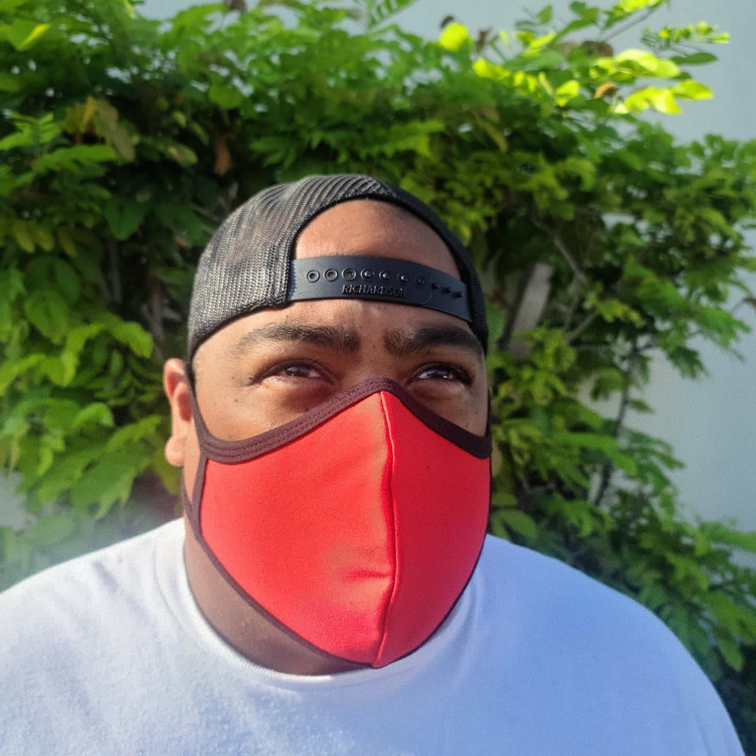 XL Face Mask for Men With Beards / Extra Large / 100% Cotton / Reusable ...