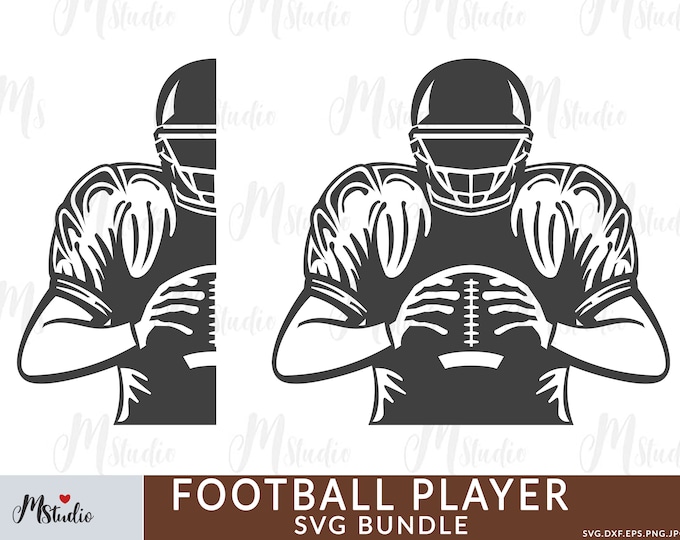 Football SVG Football Player SVG Football Team Football - Etsy