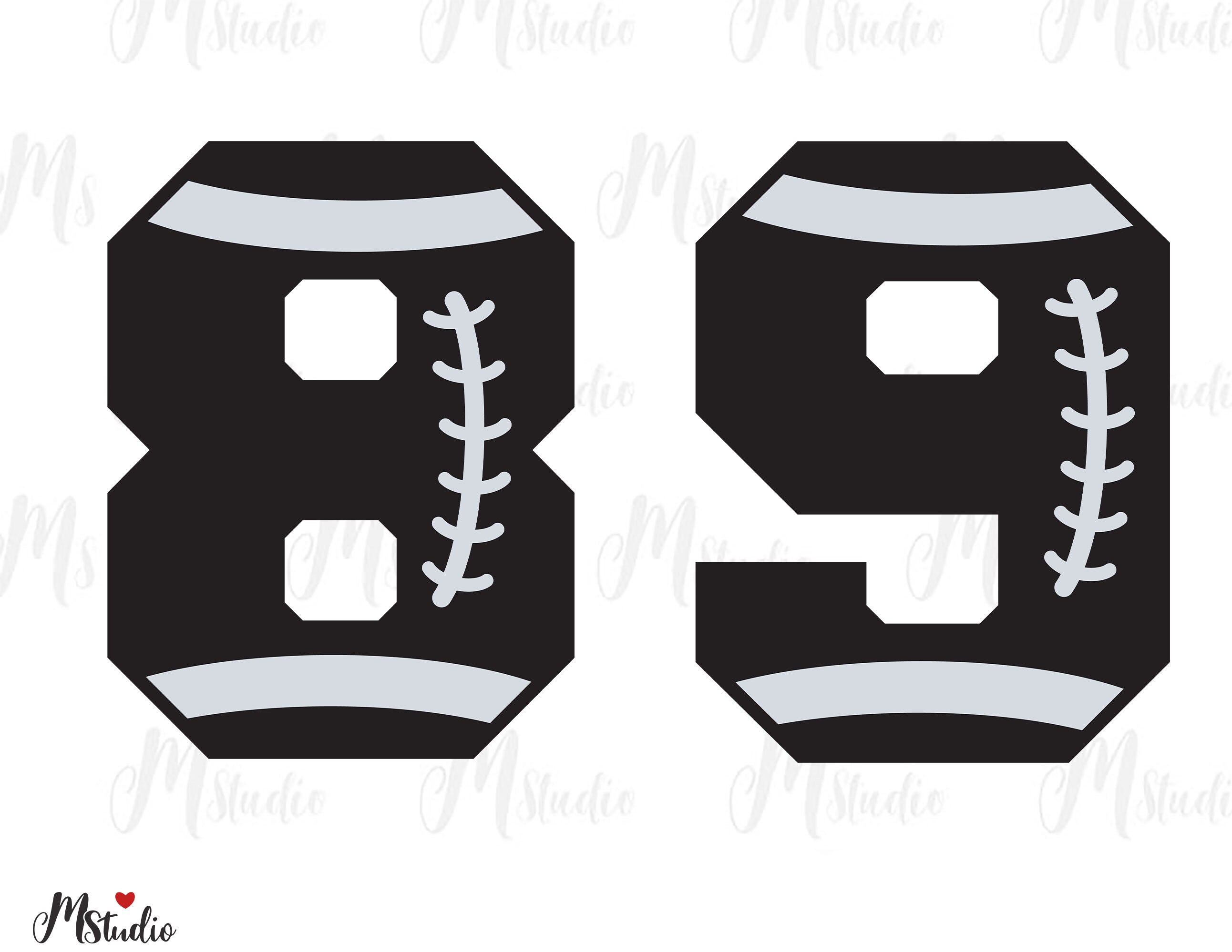 Football Player Numbers Svg Bundle Football Svg Football - Etsy