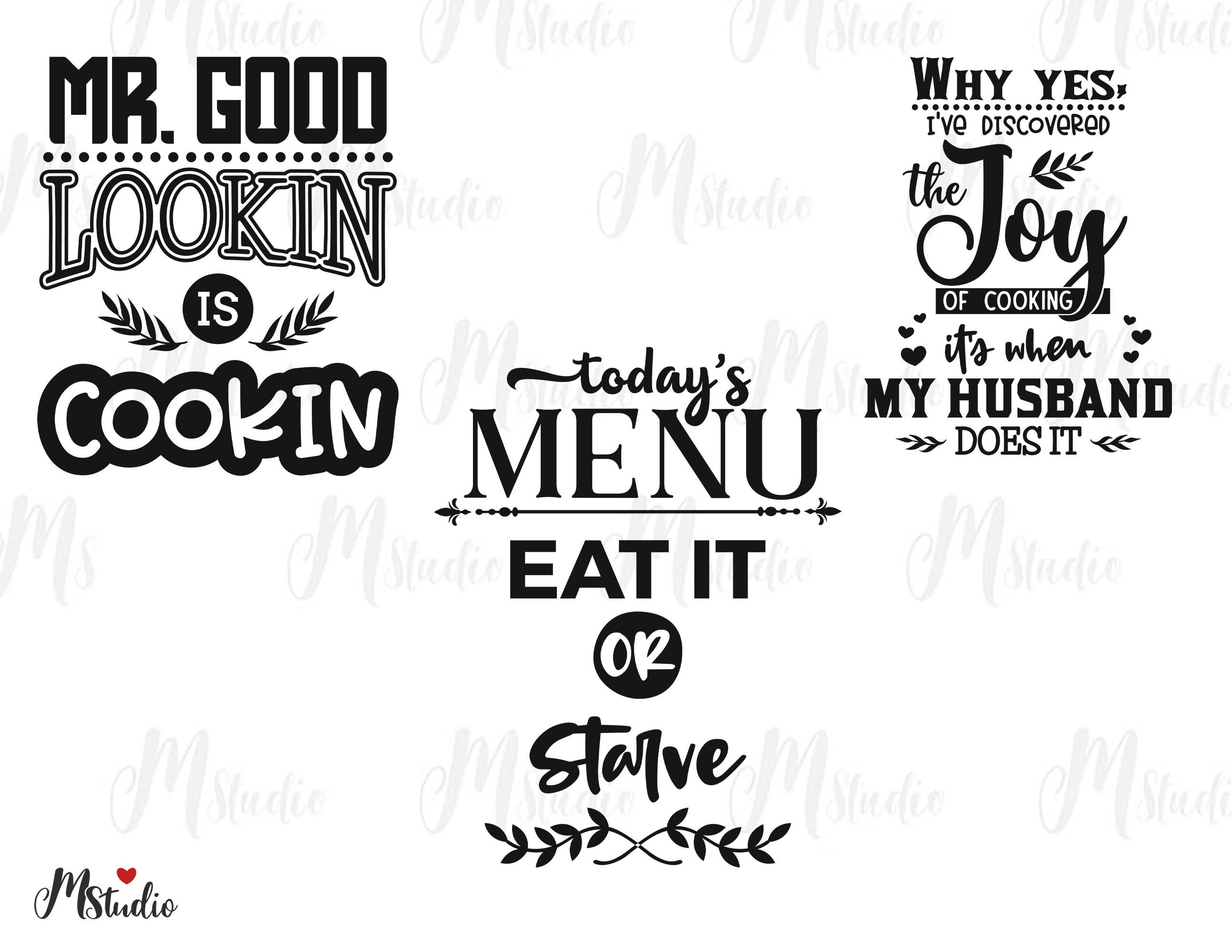 Funny Kitchen Svg Bundle Funny Kitchen Svg Cooking Svg | Etsy