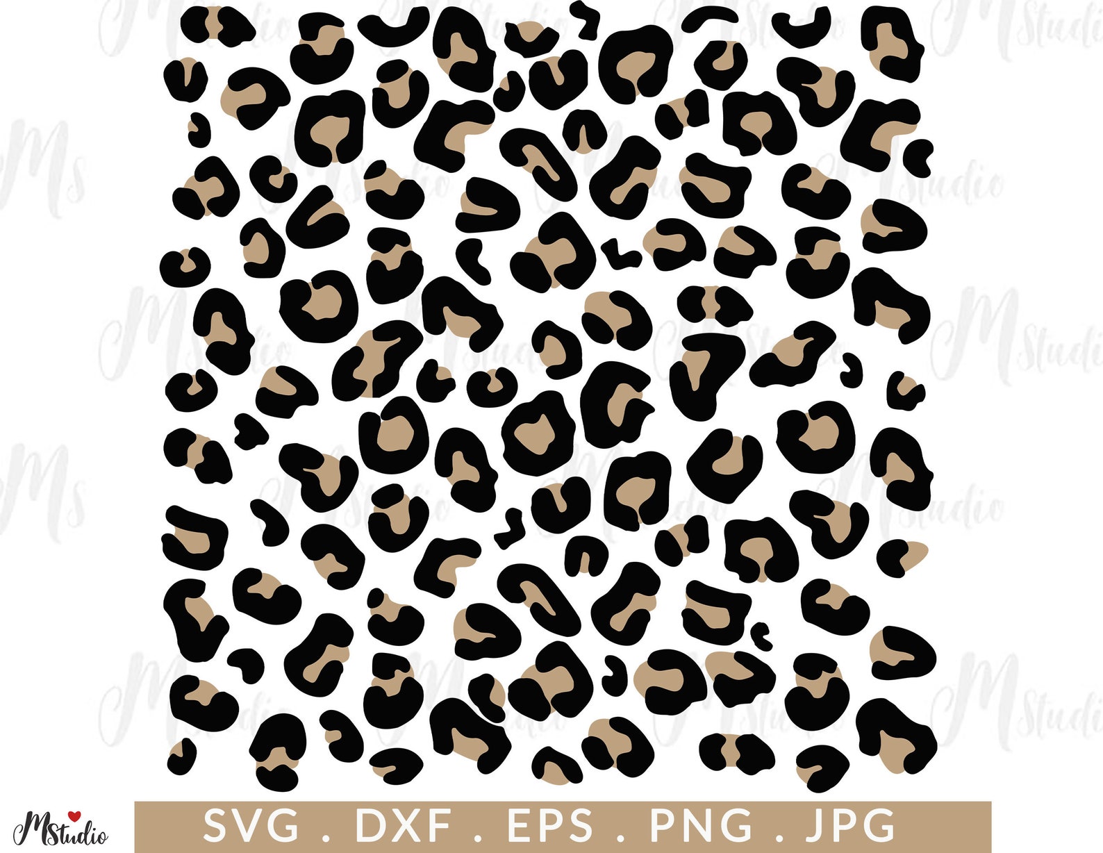 Leopard Print Pattern Svg, Leopard Pattern, Leopard Spots Pattern ...